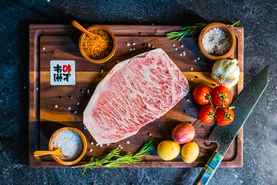 Shimofuri "Frost" Beef Certified Japanese A5 Wagyu NY Strip – The ...