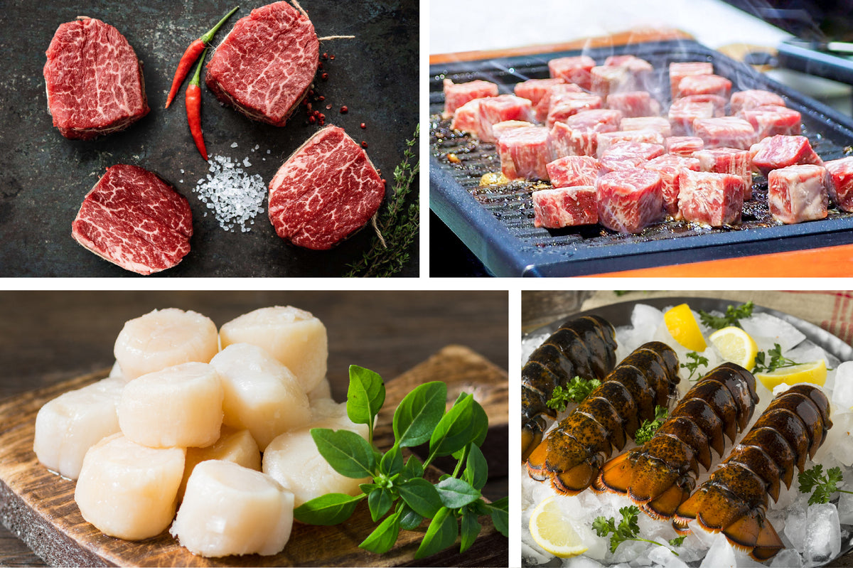 Surf & Turf XL Sampler – The Standard Meat Club